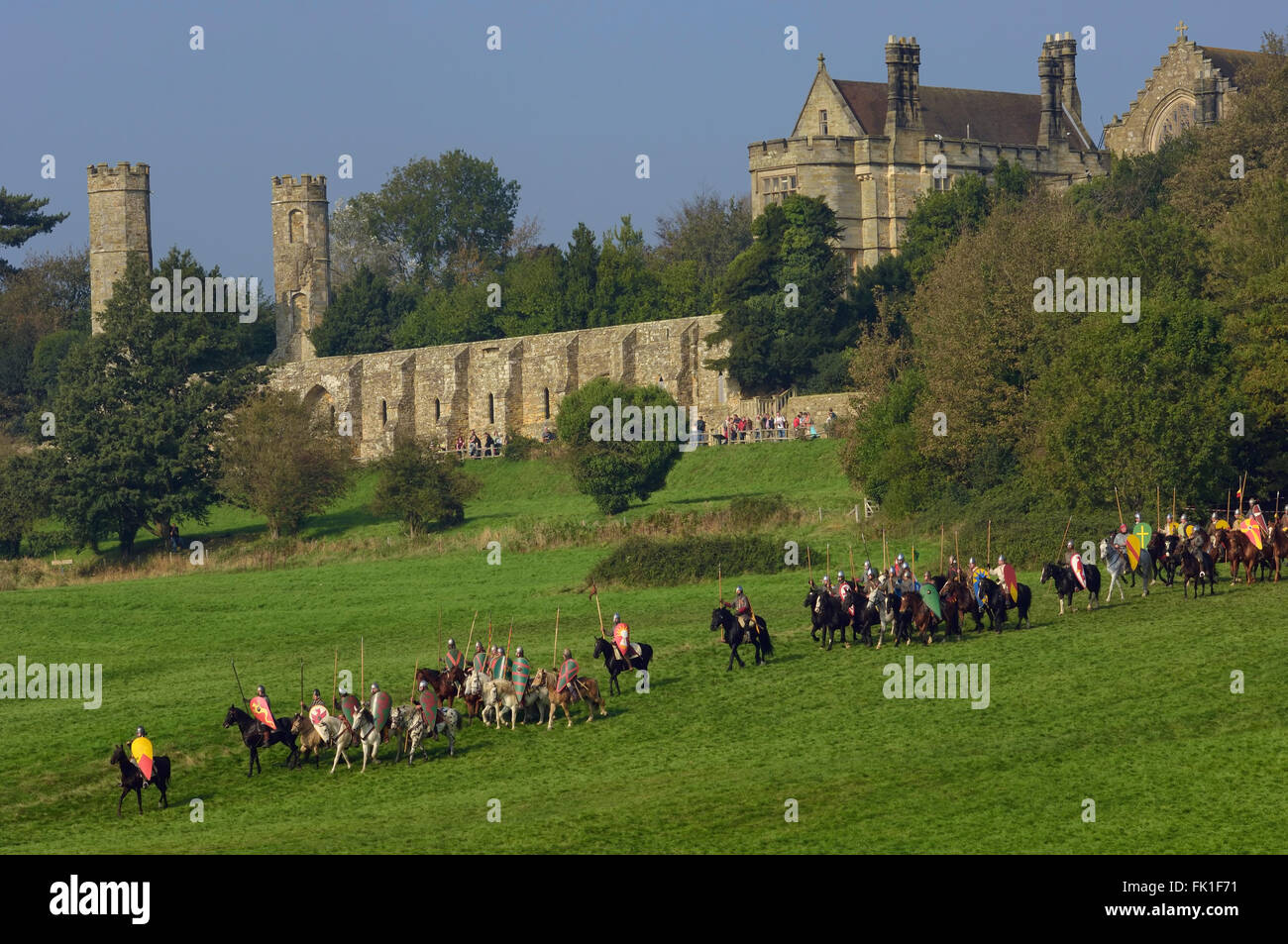 Battle of Hastings re-enactment. Battle, East Sussex. England. UK ...