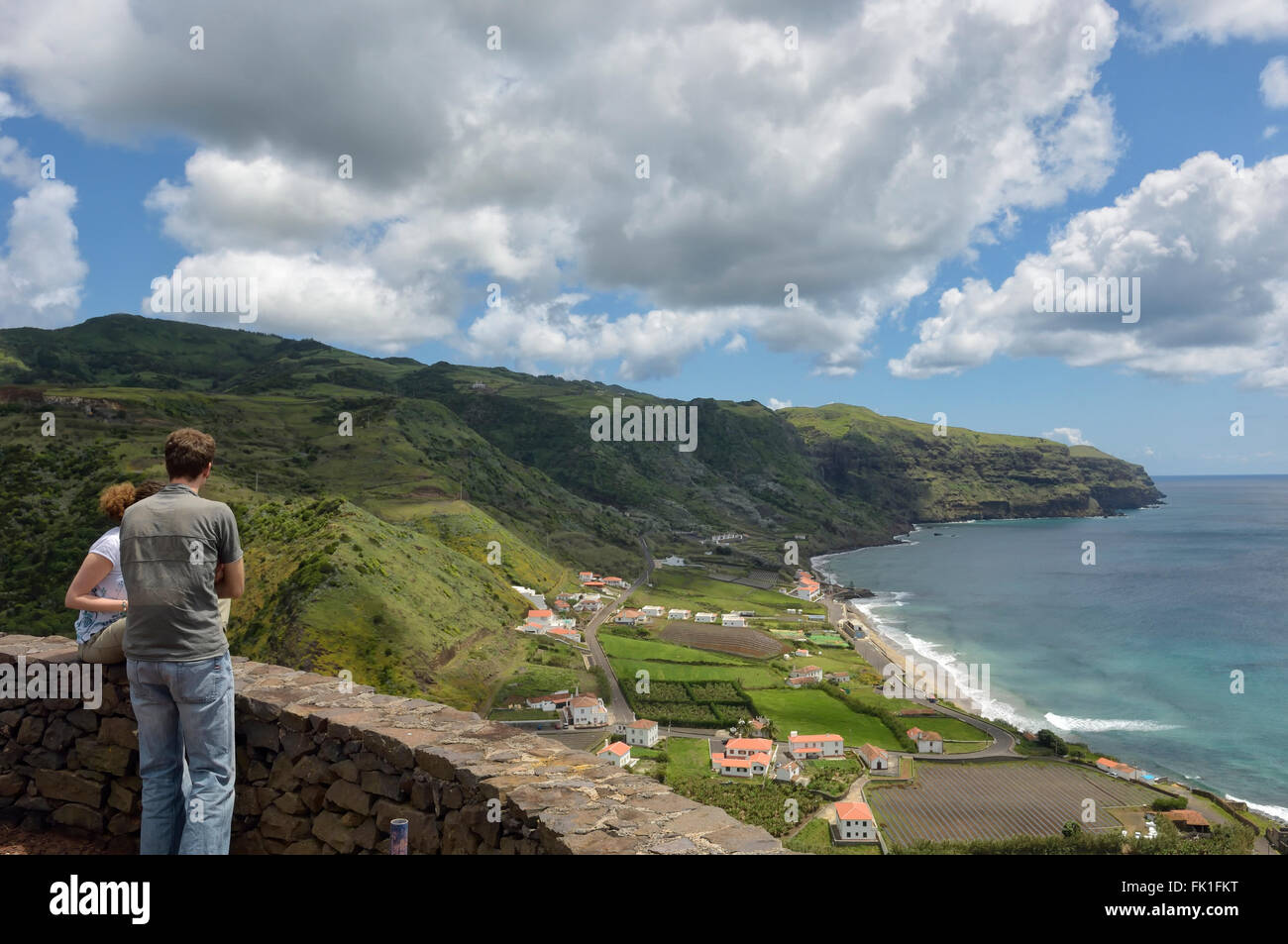Praia Formosa. Santa Maria Island. Azores. Portugal Stock Photo - Alamy