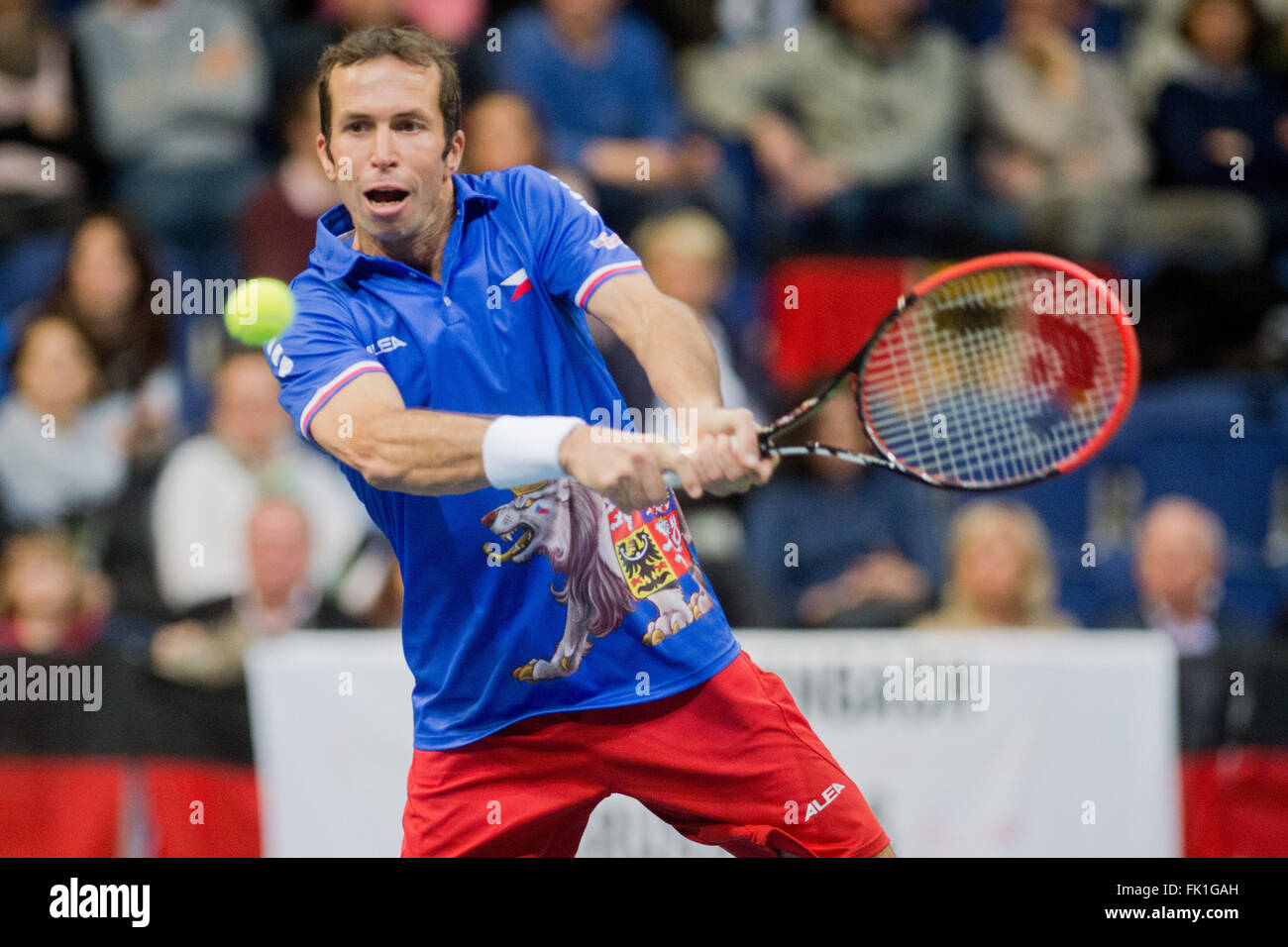 The Czech Republic's Radek Stepanek in action during the Davis Cup ...