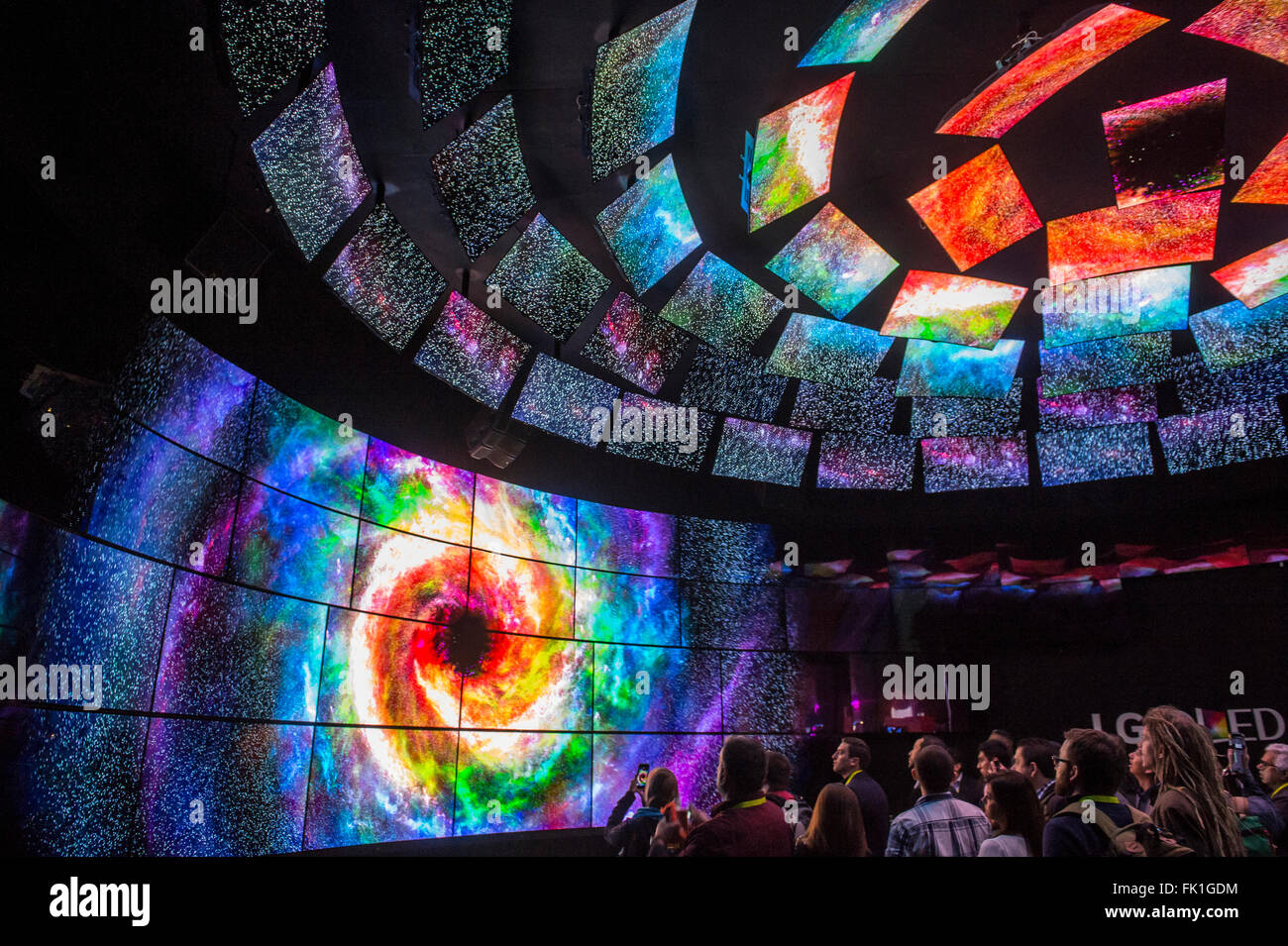 The LG booth at the CES show held in Las Vegas Stock Photo - Alamy