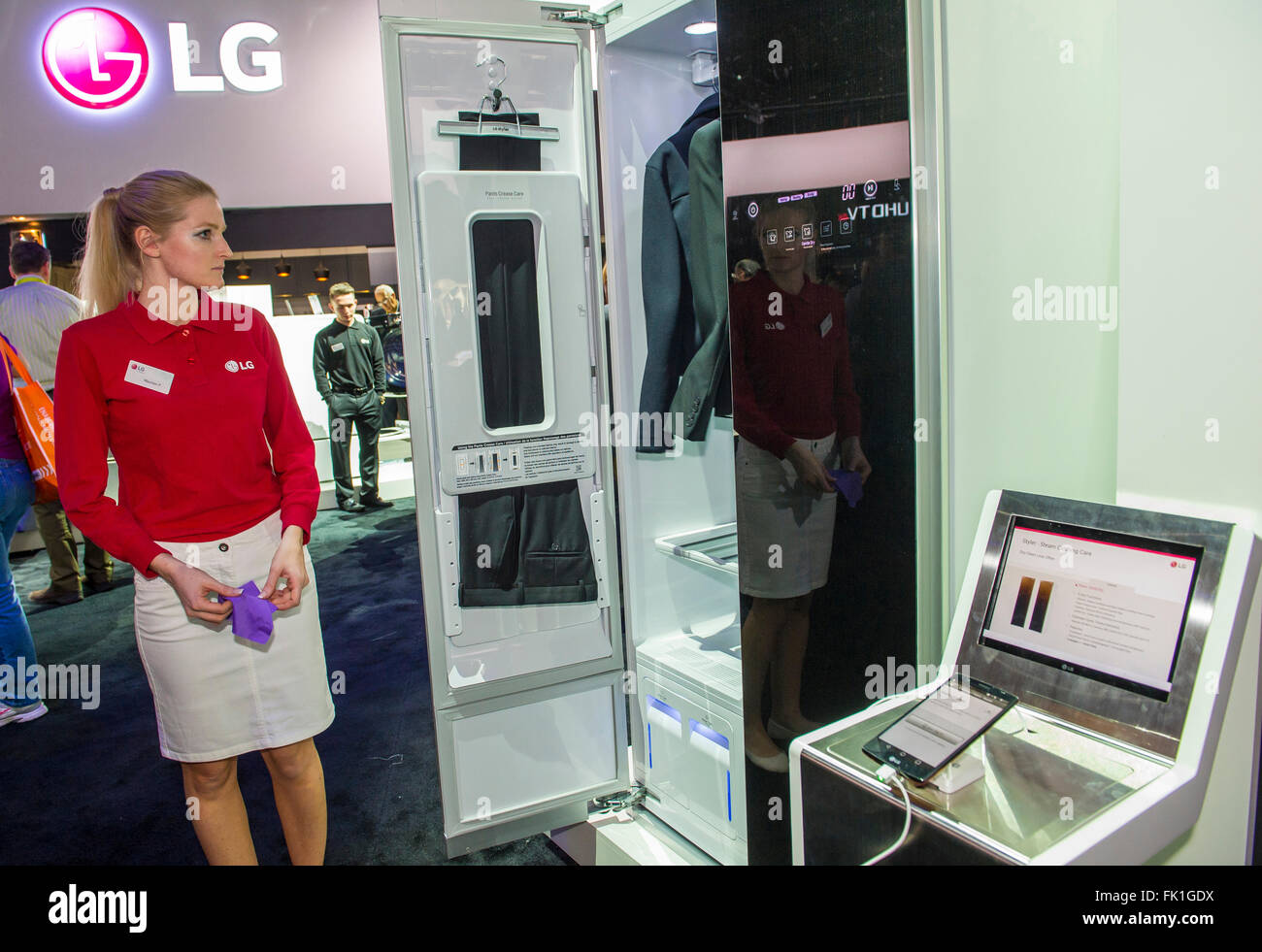The LG booth at the CES show held in Las Vegas Stock Photo - Alamy