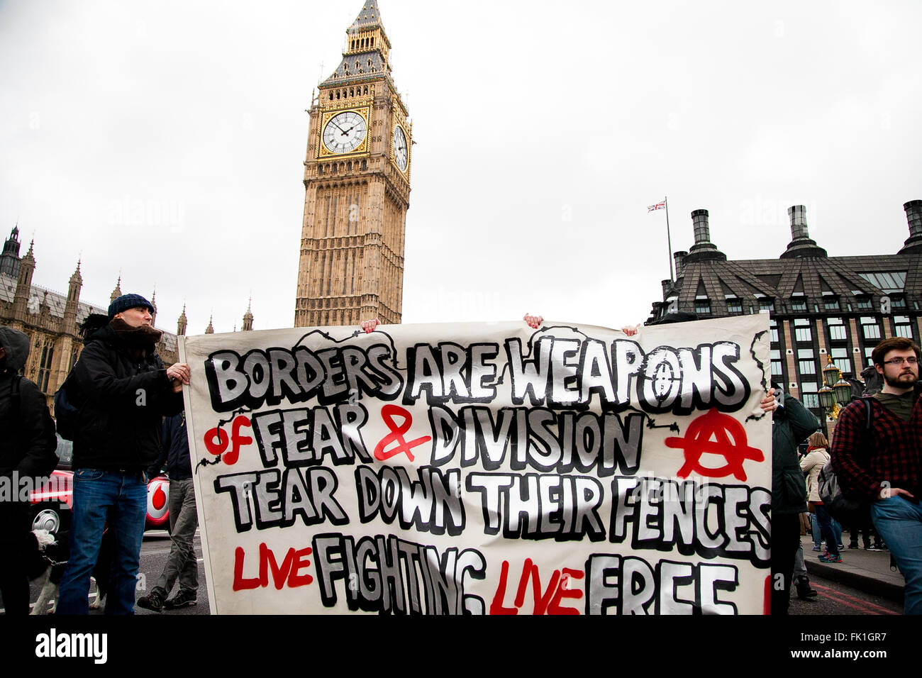 Parliament Square, Westminster, London, UK 5 March 2016 - Hundreds of ...