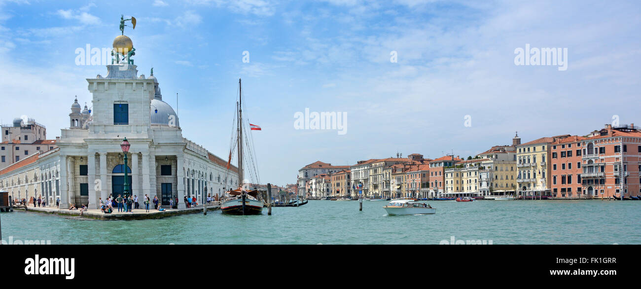 Punta della dogana art museum in Venice Italy old customs building at ...