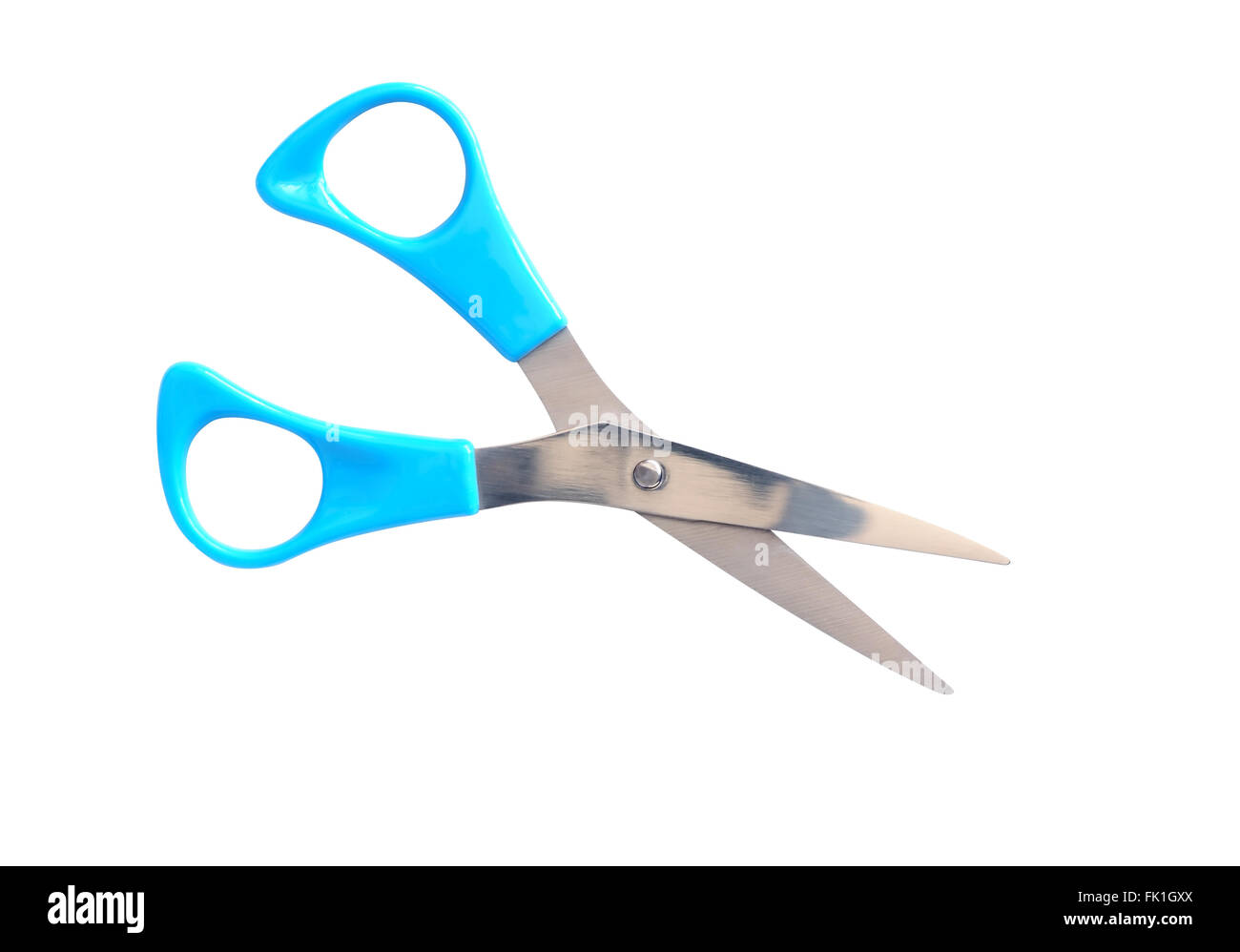 One scissors on white background isolated with clipping path Stock ...