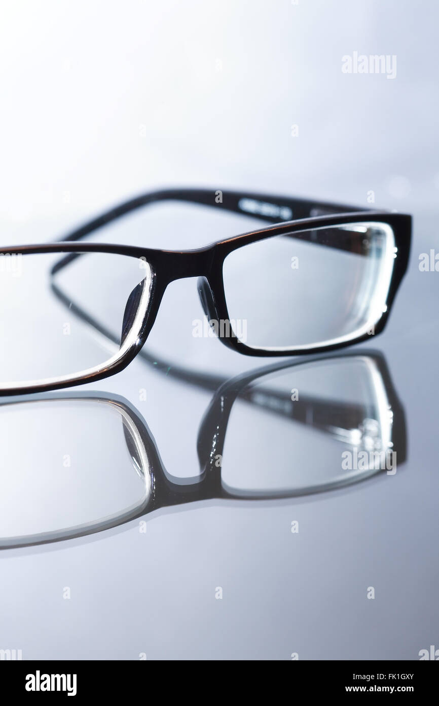 Black eyeglasses hi-res stock photography and images - Alamy