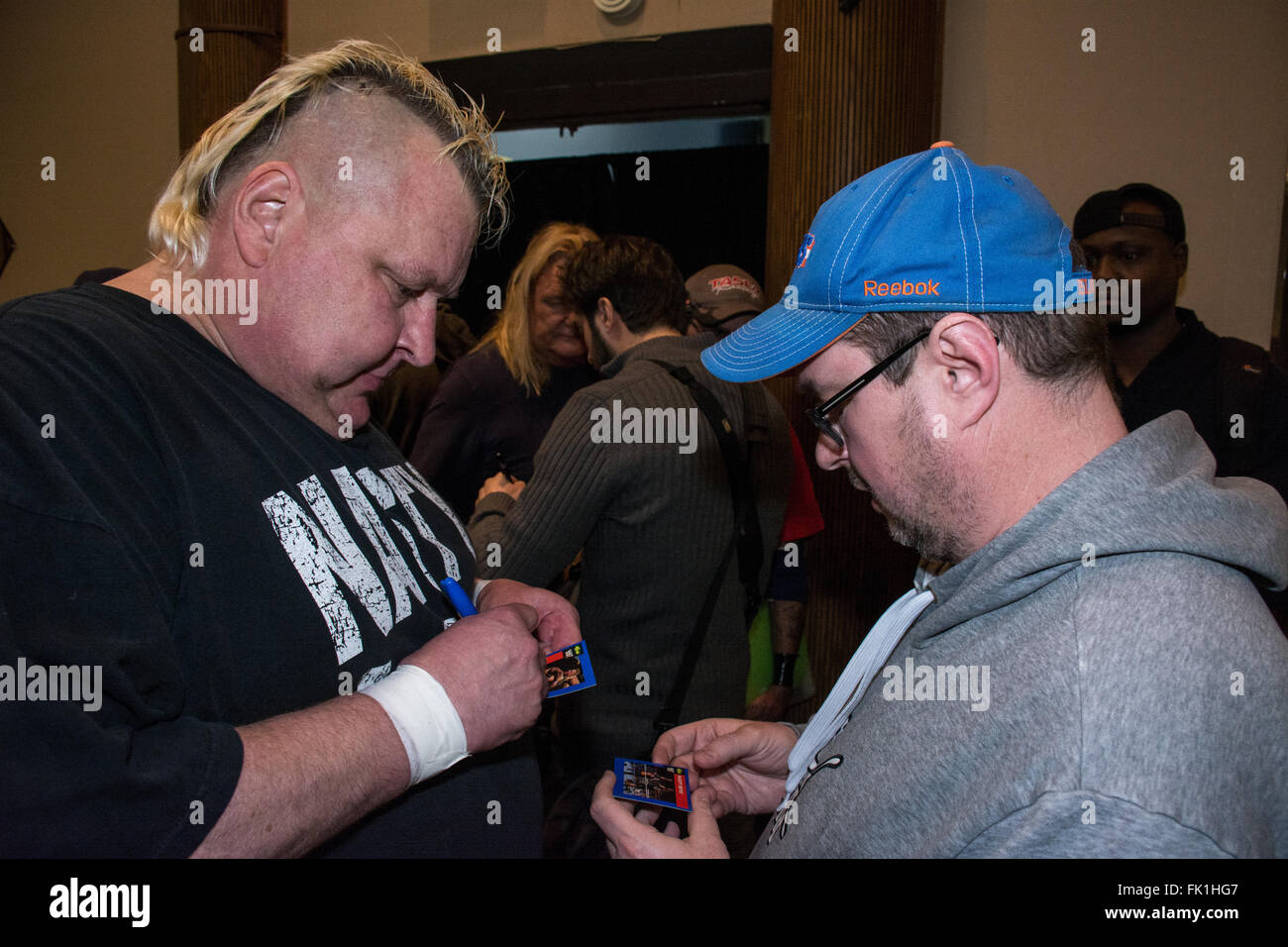 Brooklyn, United States. 04th Mar, 2016. Wrestler Brian Knobbs of The ...