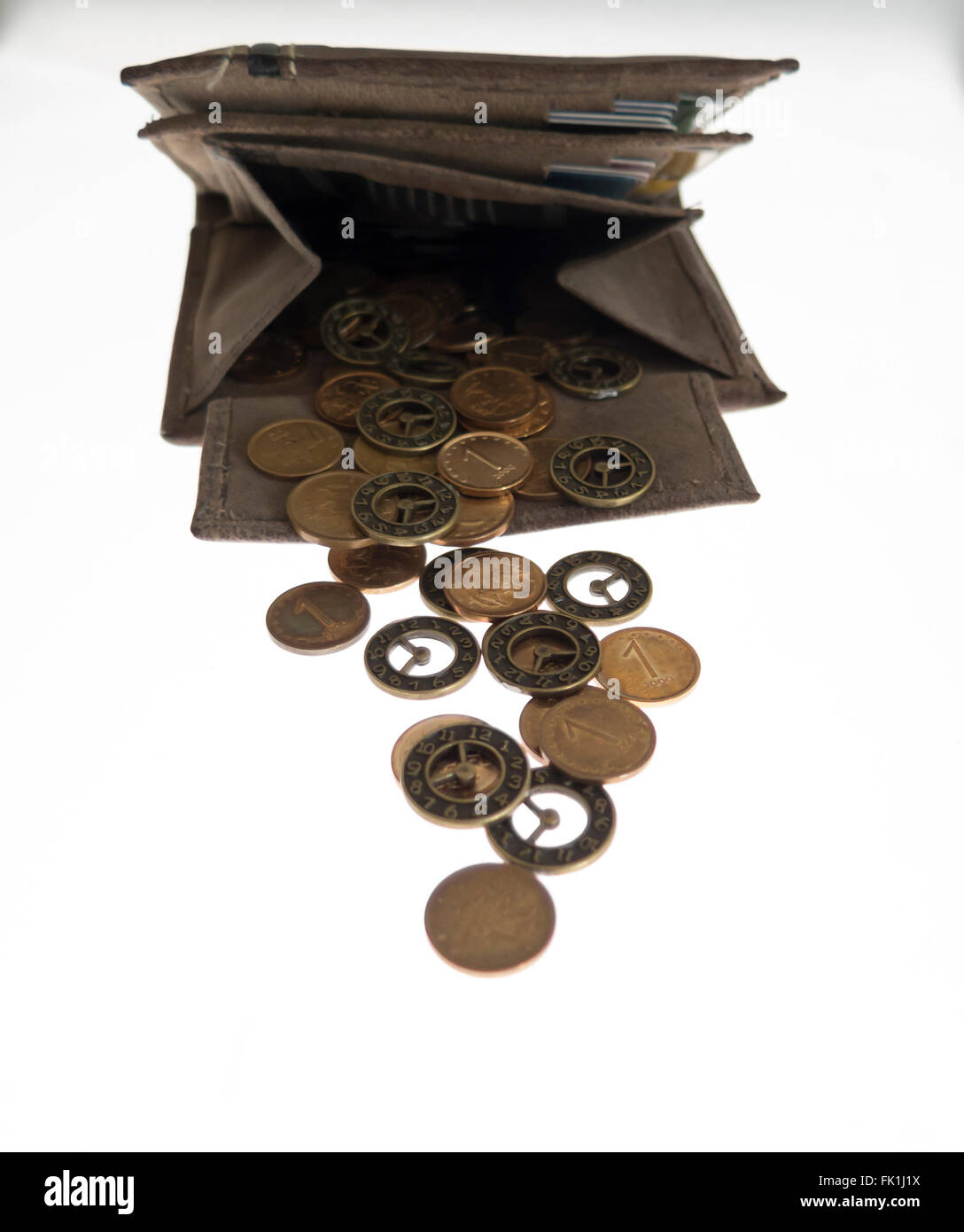 the symbol of time management, money and time in your hands Stock Photo ...