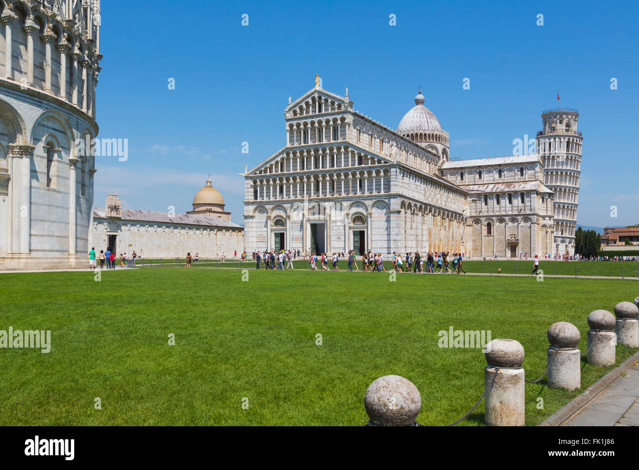 Pisa, Pisa Province, Tuscany, Italy. Campo dei Miracoli, or Field of ...