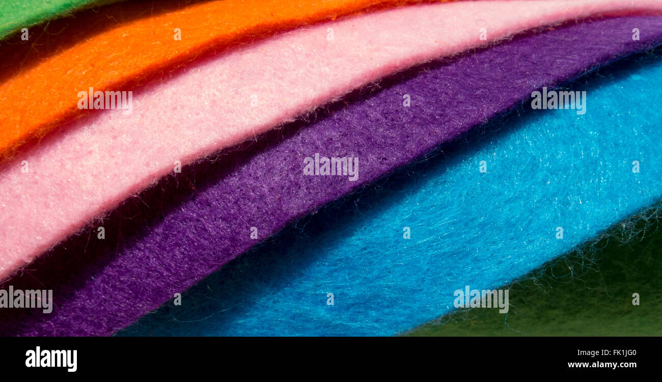 Background of felt in different colors Stock Photo - Alamy