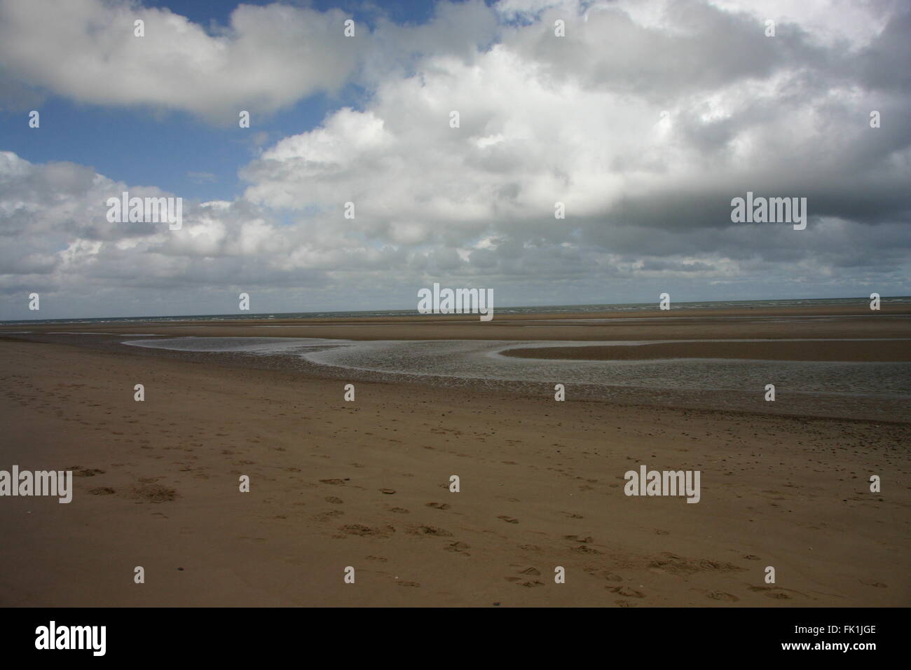Sand Dunes on Holkham Beach along then North Norfolk coastline Stock ...