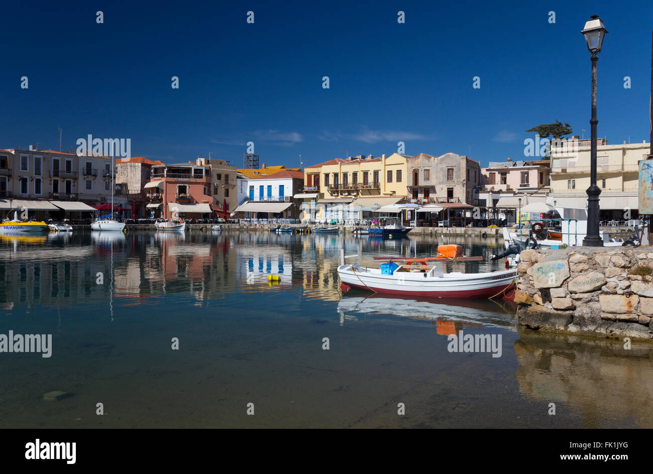 Rethymnon Harbour, Crete, Greece Stock Photo - Alamy