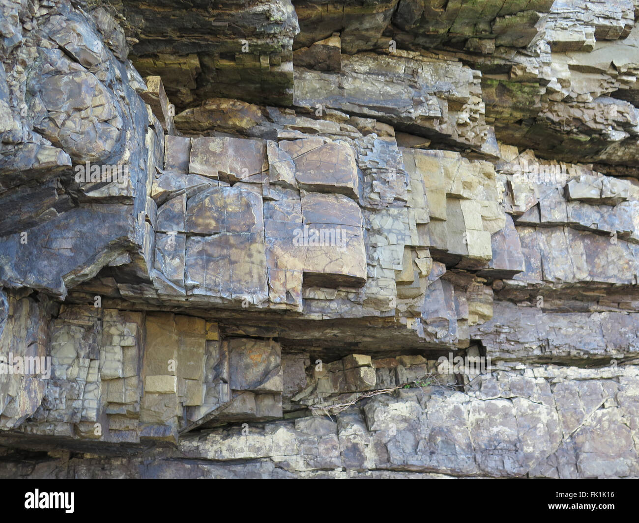 close-up of basaltic rocks for background or texture Stock Photo - Alamy
