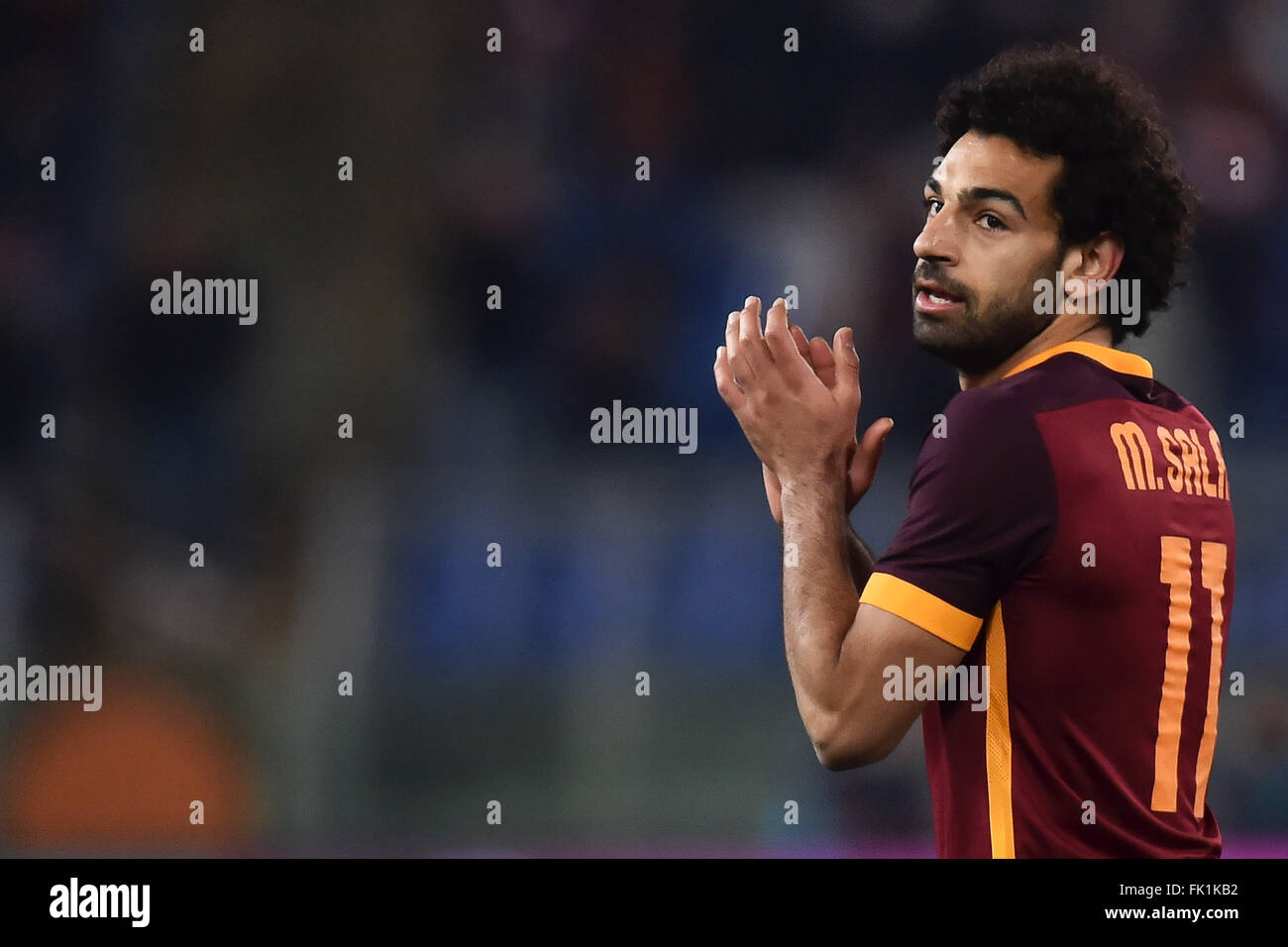 Rome, Italy. 4th March, 2016. Mohamed Salah Roma Roma 04-03-2016 Stadio ...