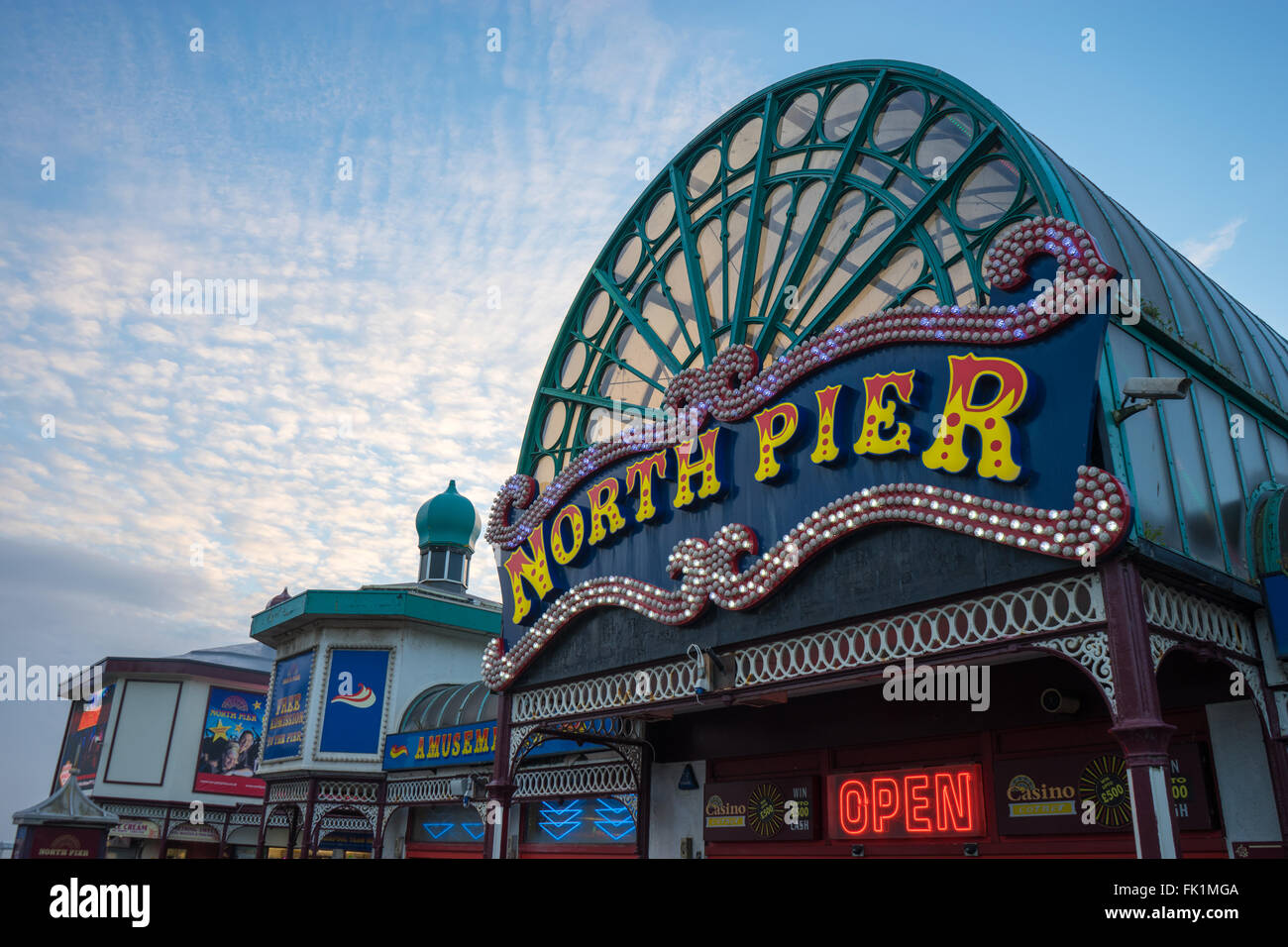 North pier, Blackpool Stock Photo - Alamy