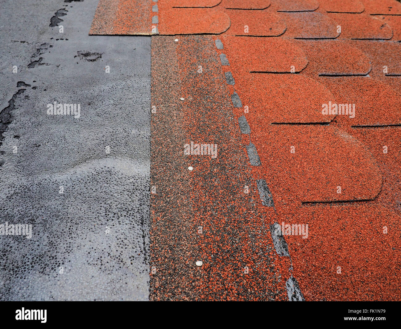 Tar paper roof hi-res stock photography and images - Alamy