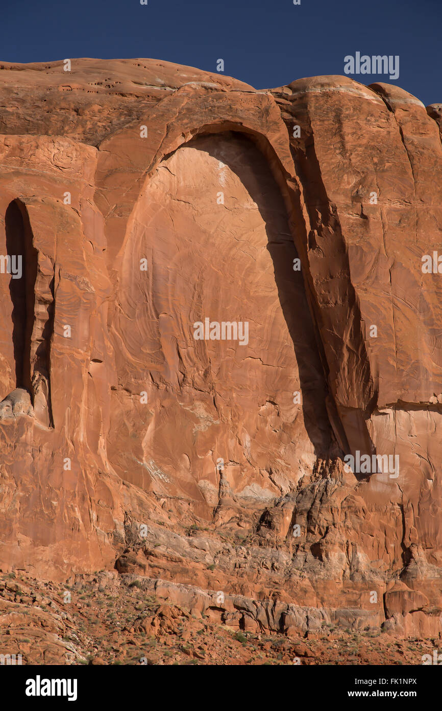 Natural Arch on Lake Powell Stock Photo - Alamy