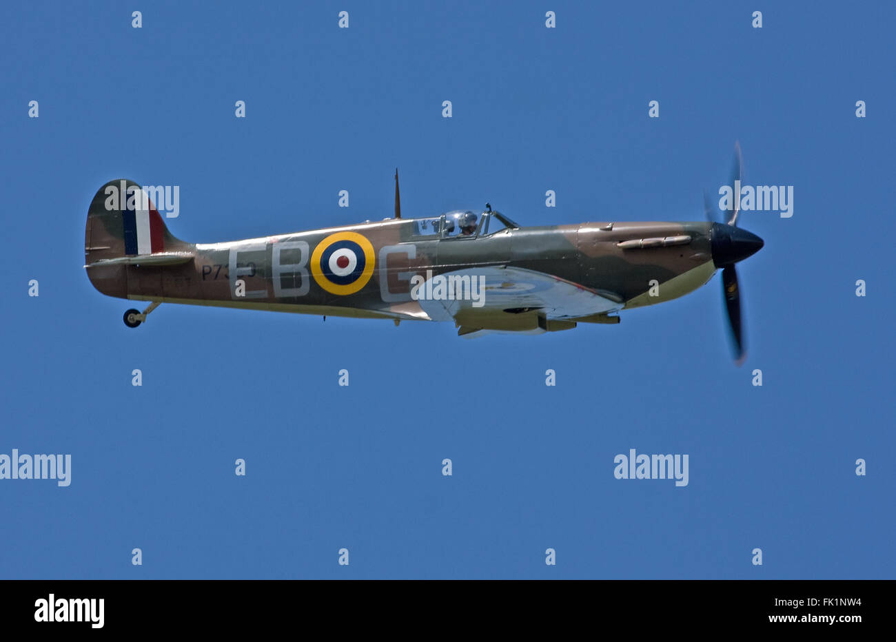 Battle of Britain veteran Spitfire Mk.IIa, P7350 Stock Photo - Alamy
