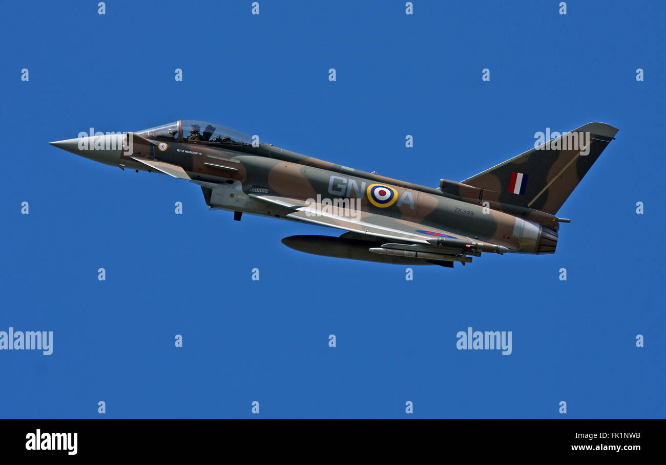Eurofighter Typhoon, FGR.4 ZK349 GN-A 'Gina' Stock Photo - Alamy