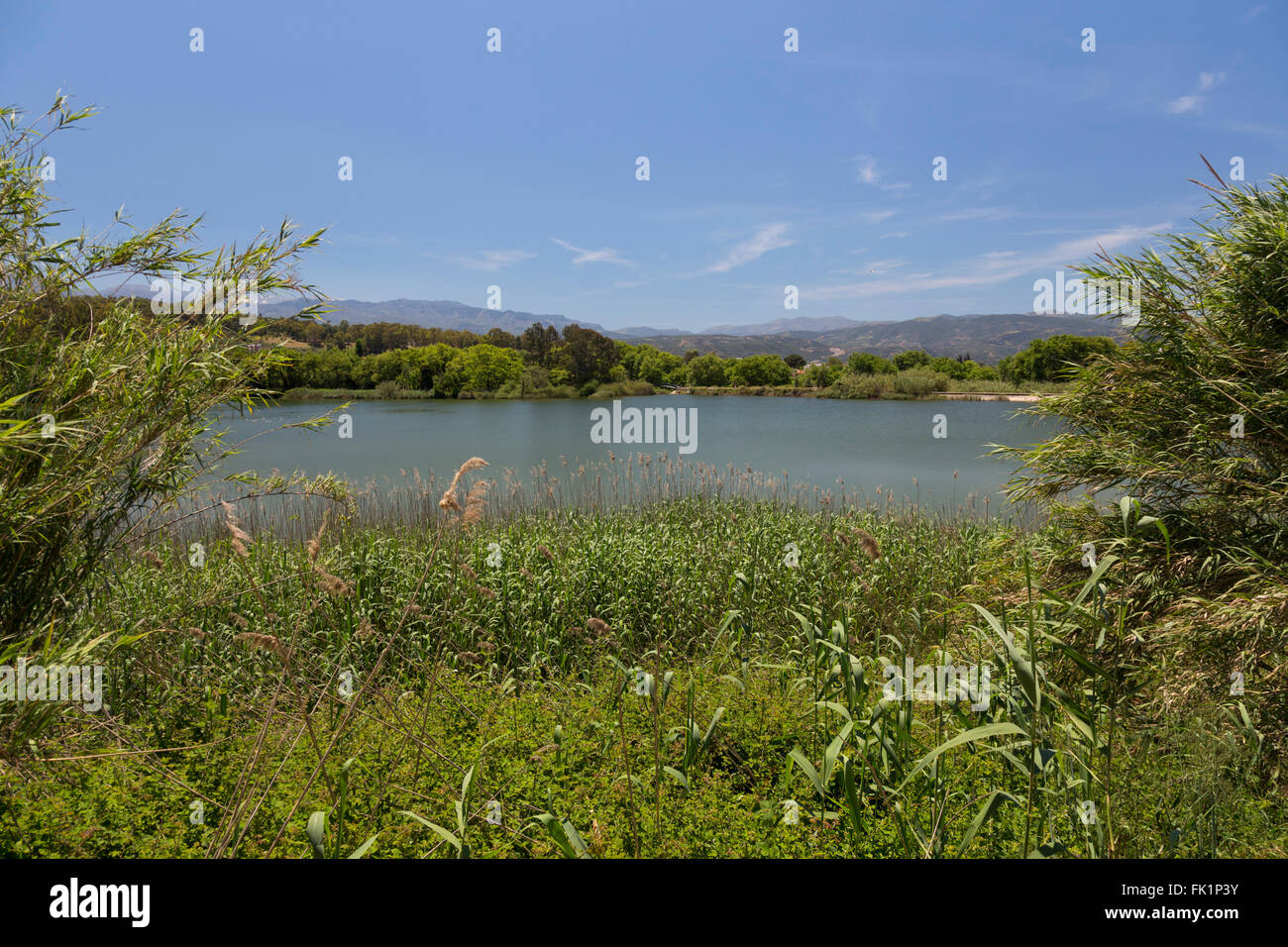 Lake Agias, Crete, Greece Stock Photo - Alamy
