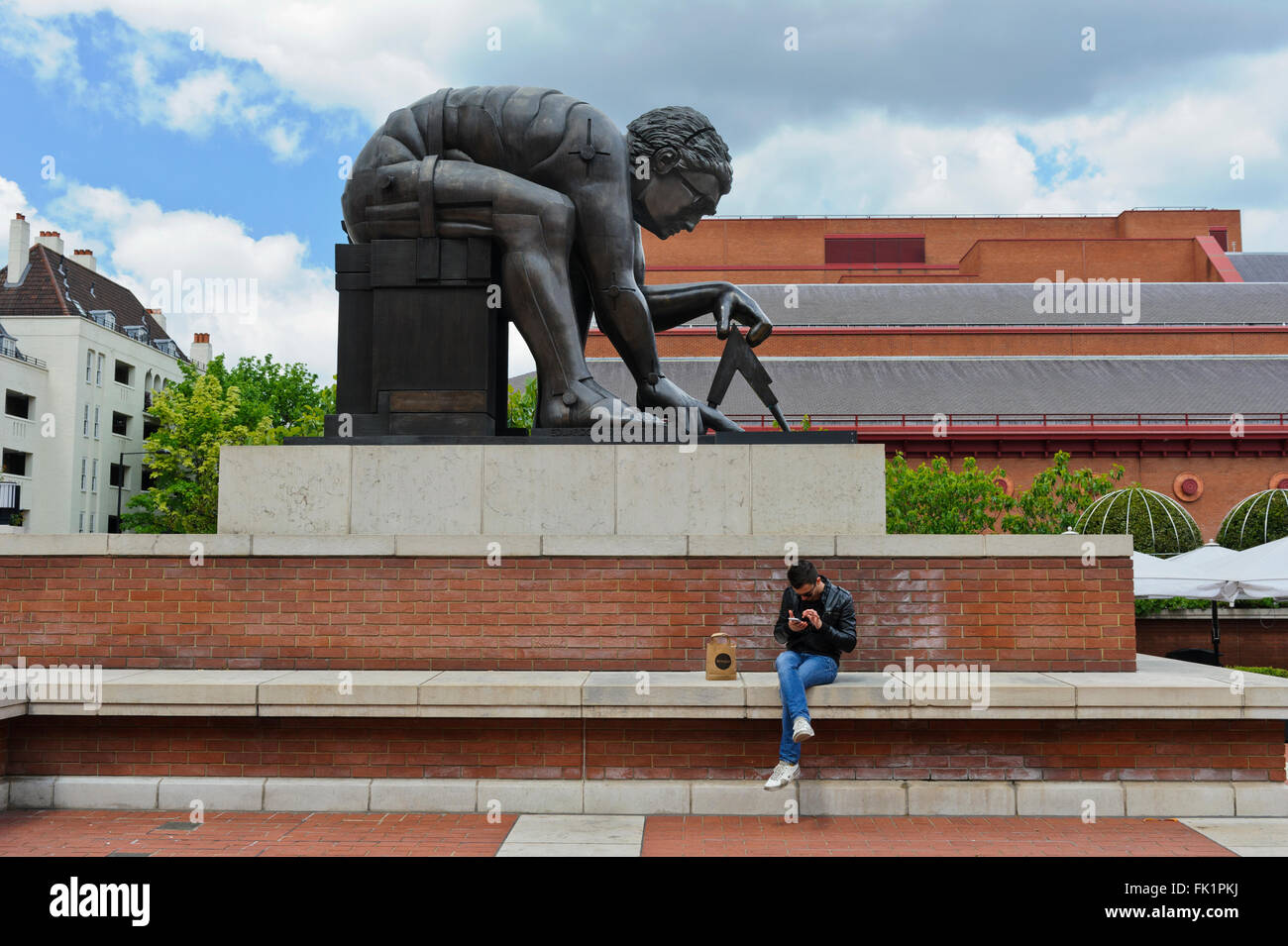 Newton by william blake sculpture hi-res stock photography and images ...