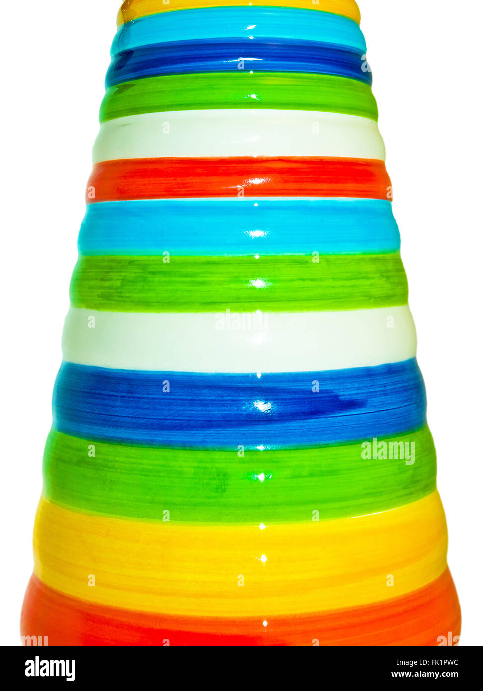 colorful pyramid, isolated Stock Photo - Alamy