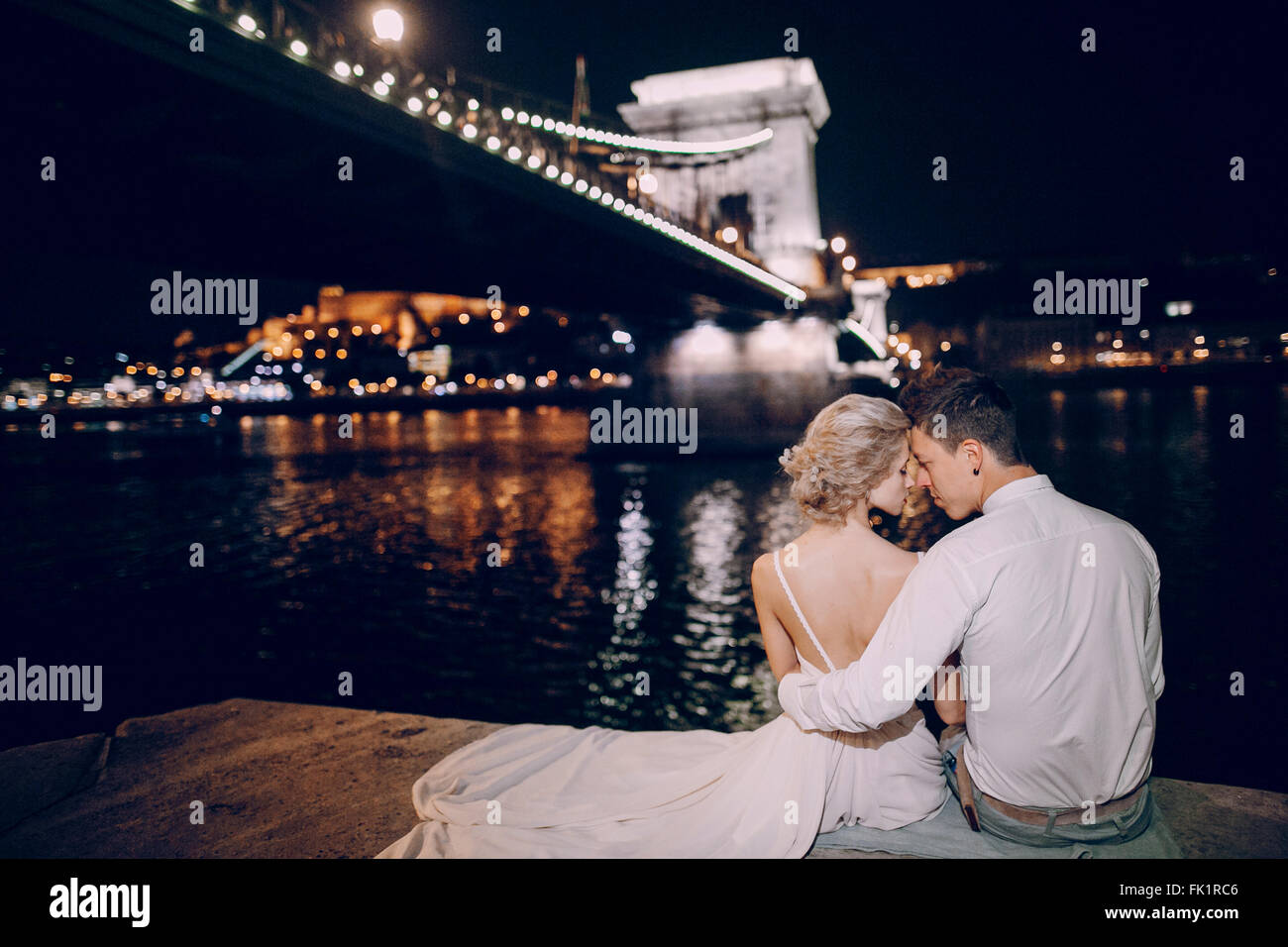 wedding day in Budapest Stock Photo - Alamy