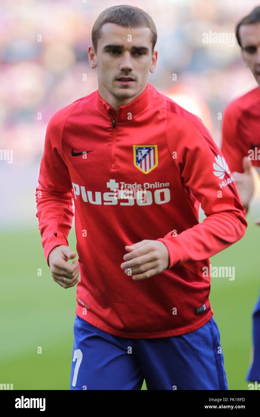 Antoine Griezmann in action during the La Liga match FC Barcelona ...