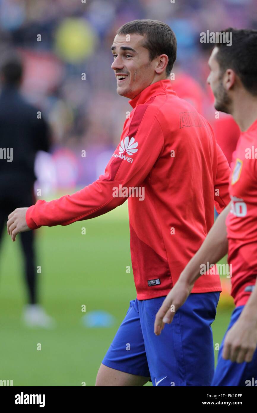 Antoine Griezmann in action during the La Liga match FC Barcelona ...