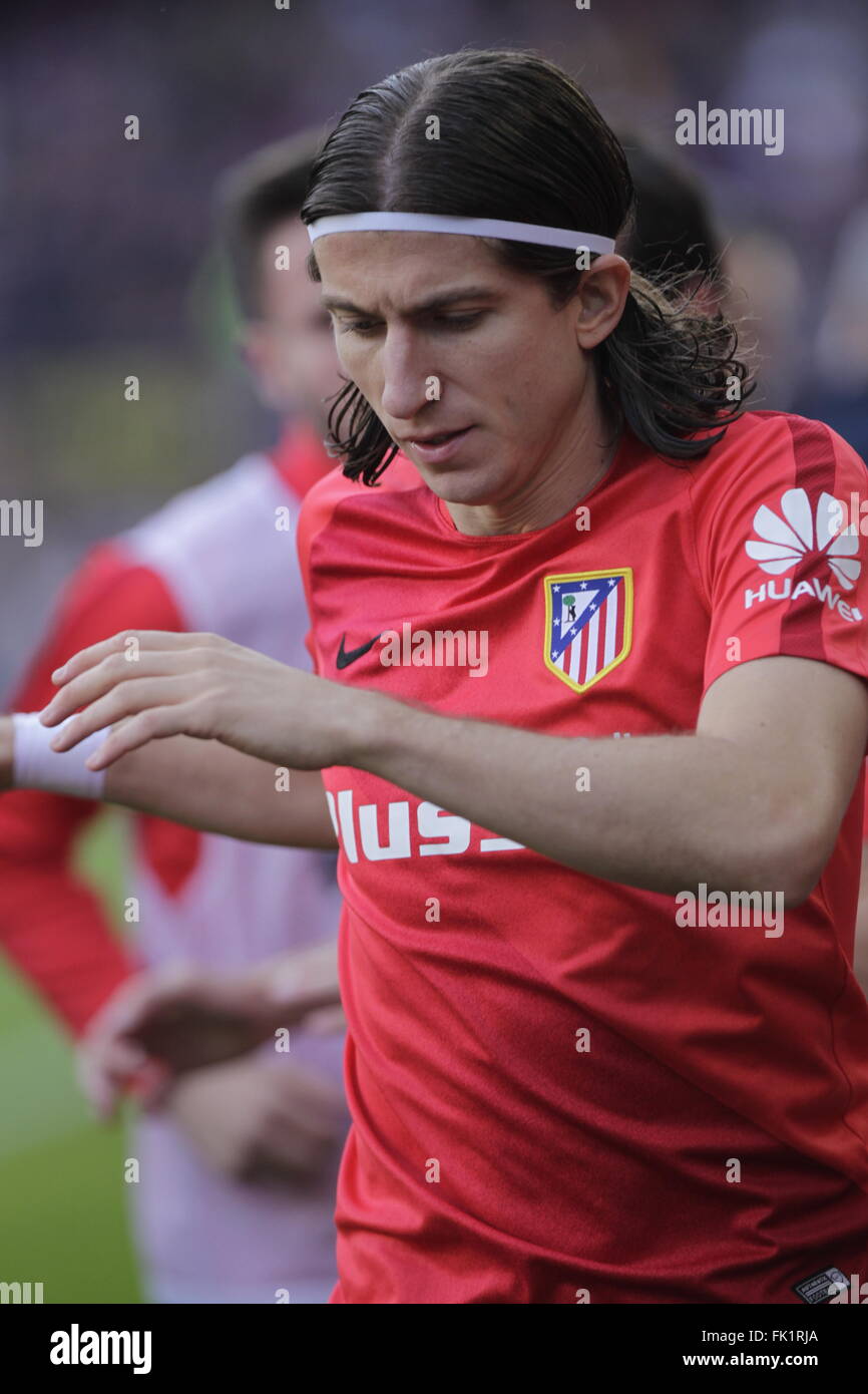 Luis Filipé in action during the La Liga match FC Barcelona - Atlético ...