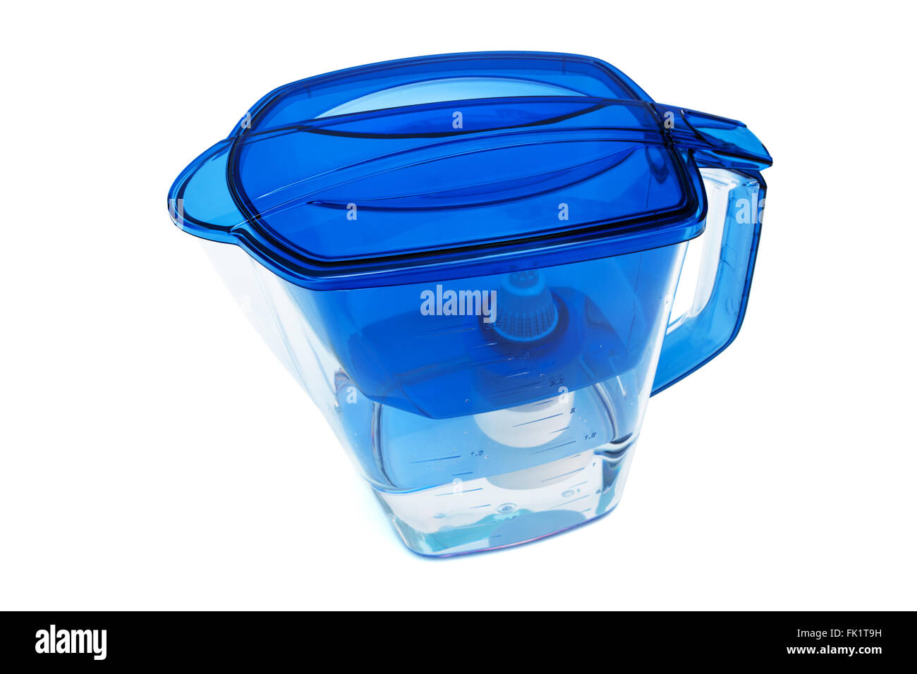 modern water filter on a white background Stock Photo - Alamy