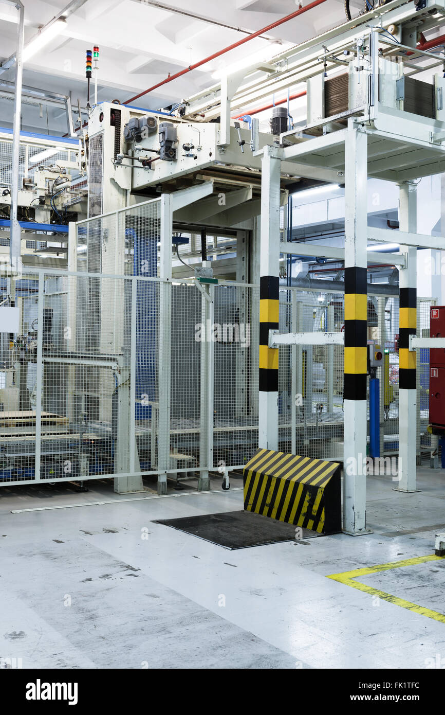equipment for packing goods in a modern plant Stock Photo - Alamy