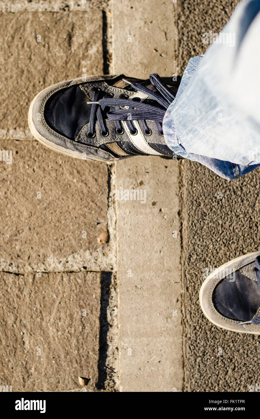 I walked the line, a step forward help to cross the line and overcome a ...