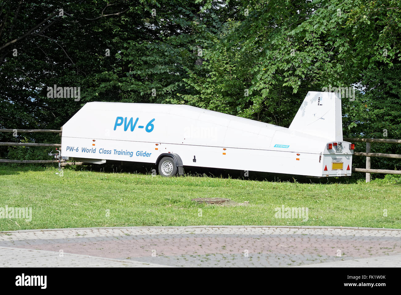Training Glider plane World Class PW-6, Bezmiechowa,Bieszczady,Poland ...