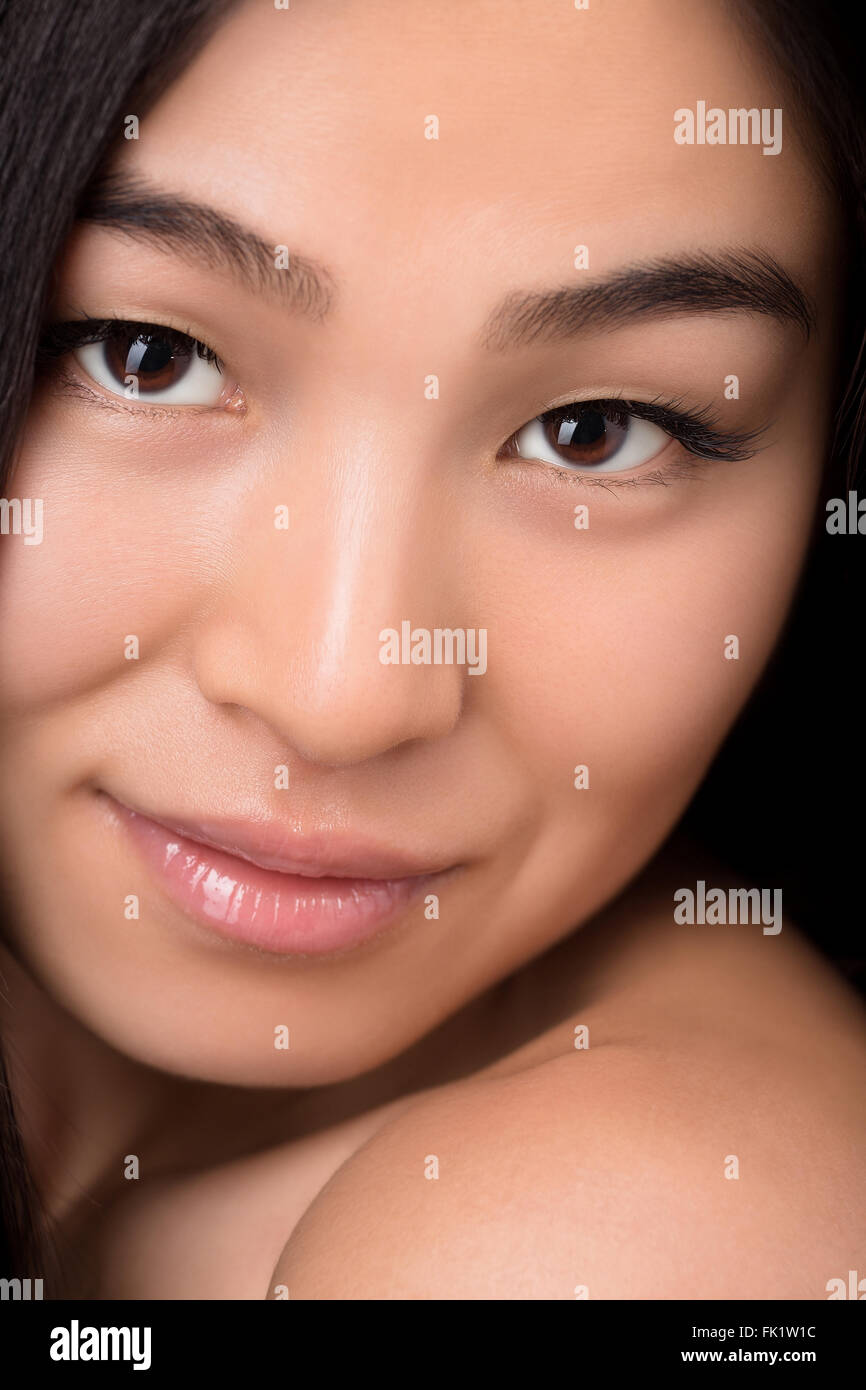 Asian model face hi-res stock photography and images - Alamy