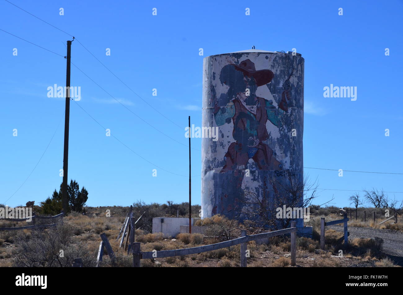 two guns diablo canyon arizona ghost town Stock Photo - Alamy