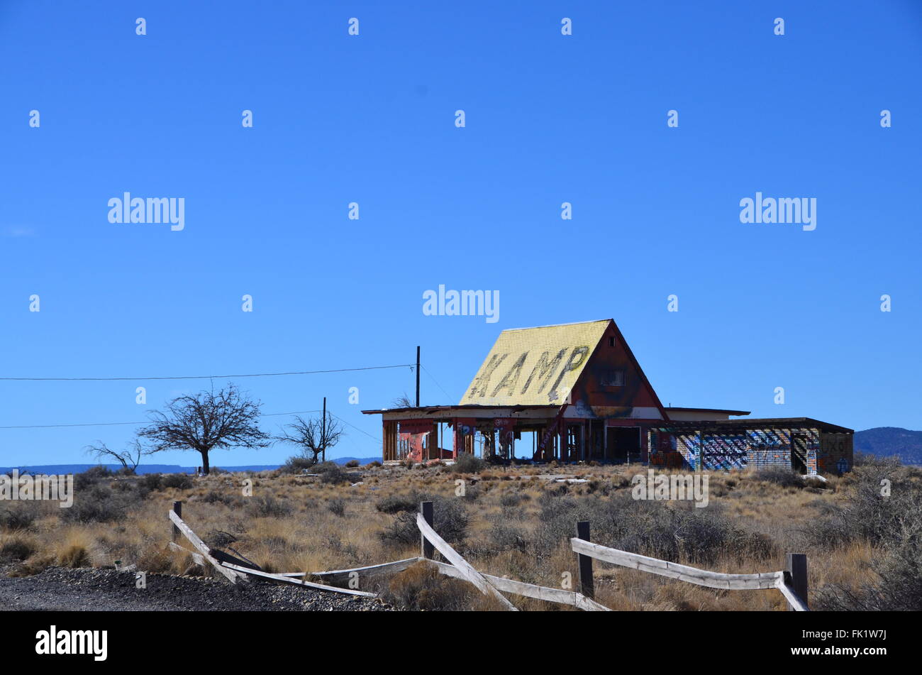 two guns diablo canyon arizona ghost town Stock Photo - Alamy