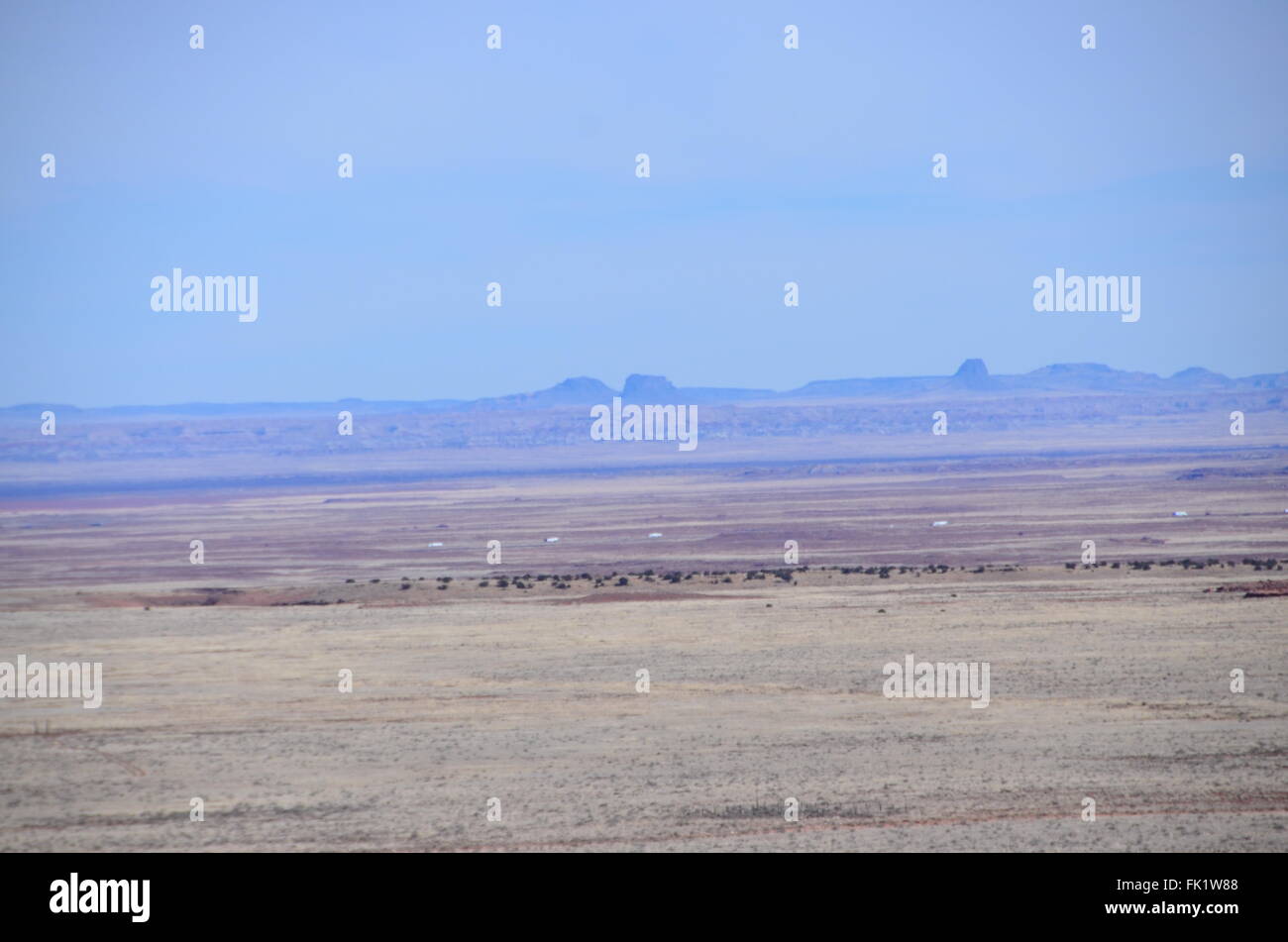 navajo county with mesas arid dry indian reservation land arizona Stock ...