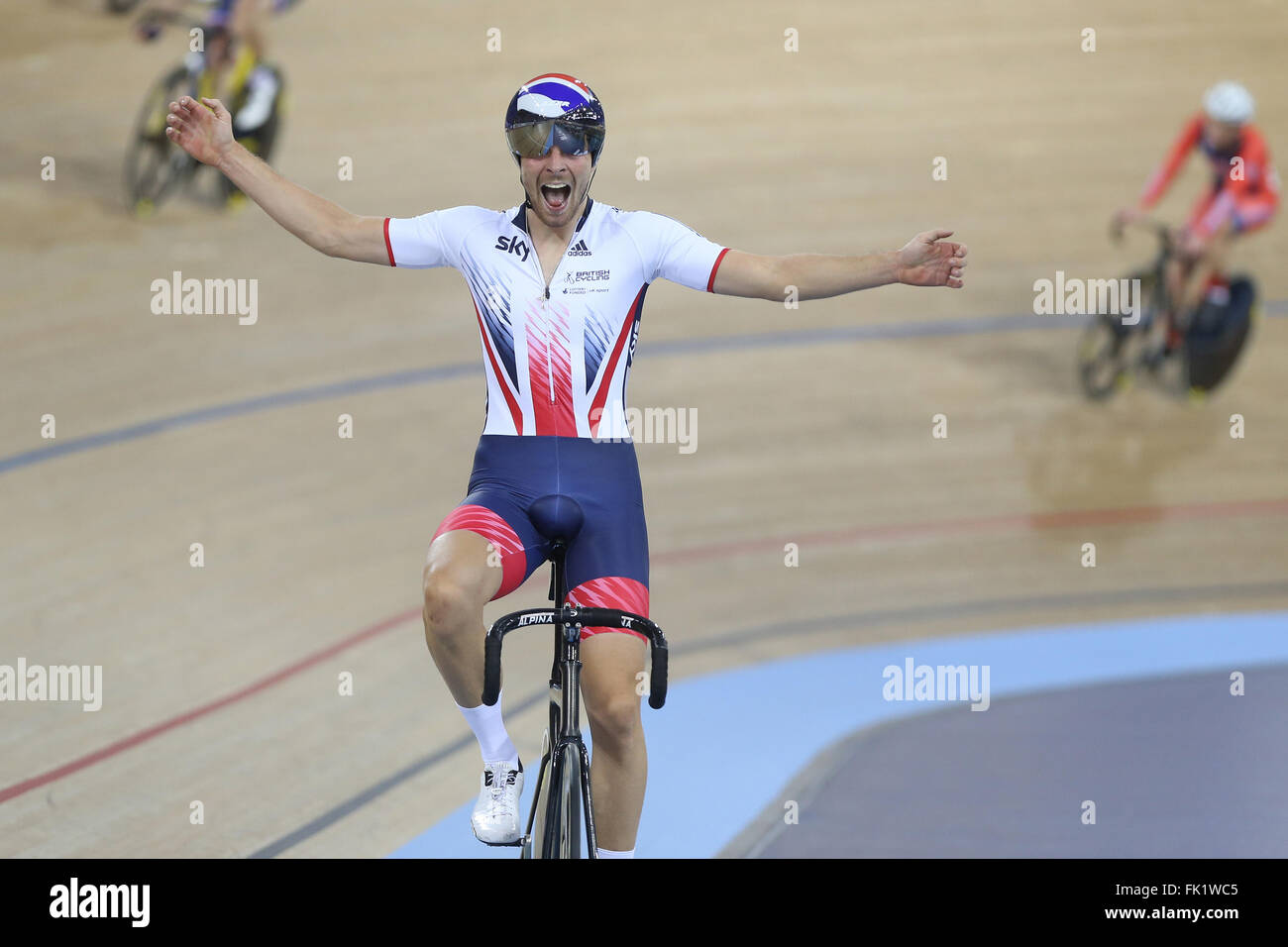 Lee Valley Velo Centre, London UK. 05th Mar, 2016. UCI Track Cycling ...