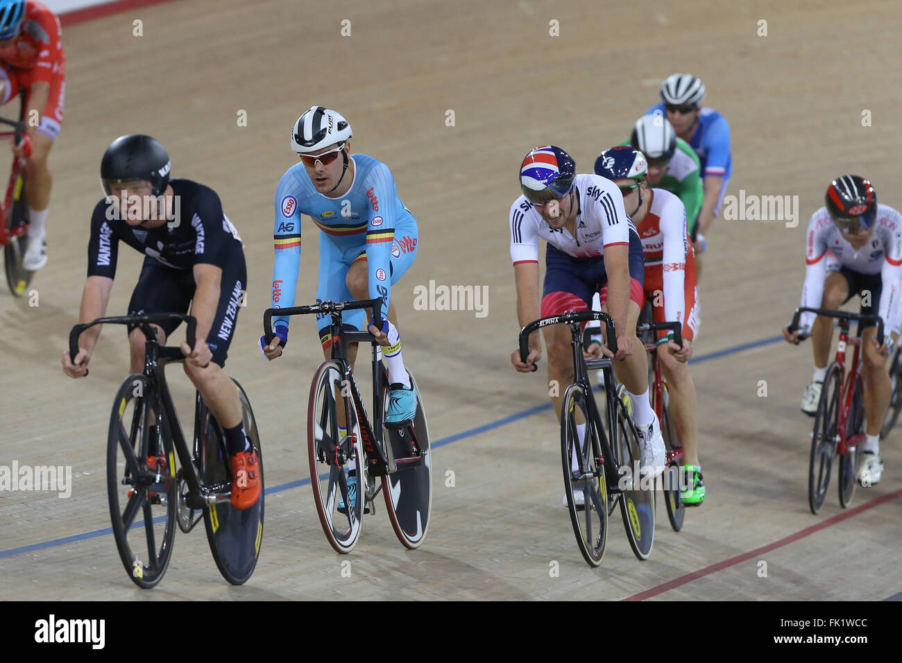 Lee Valley Velo Centre, London UK. 05th Mar, 2016. UCI Track Cycling ...