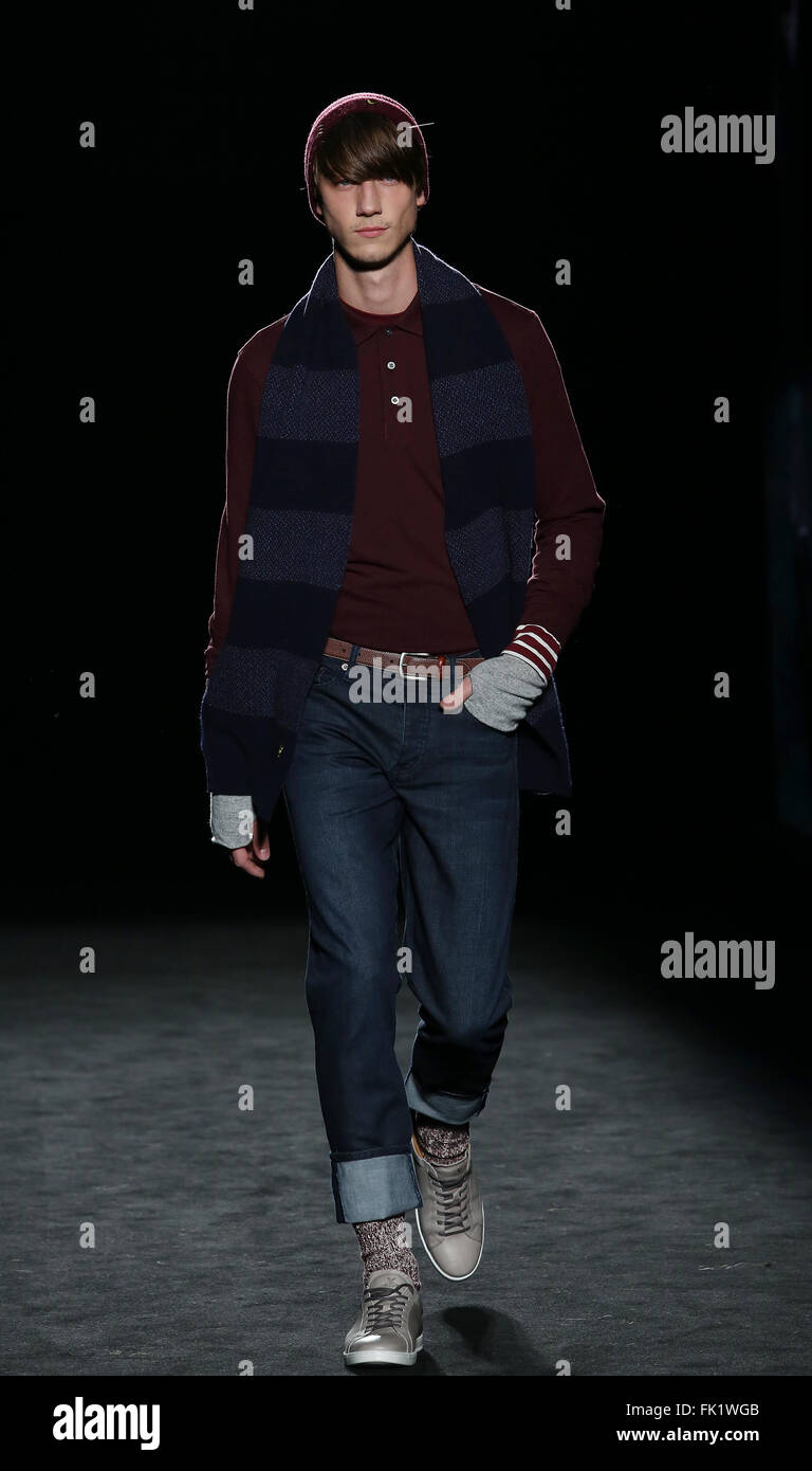 080 Barcelona Fashion Show - Lyle & Scott - Catwalk Featuring: Model ...