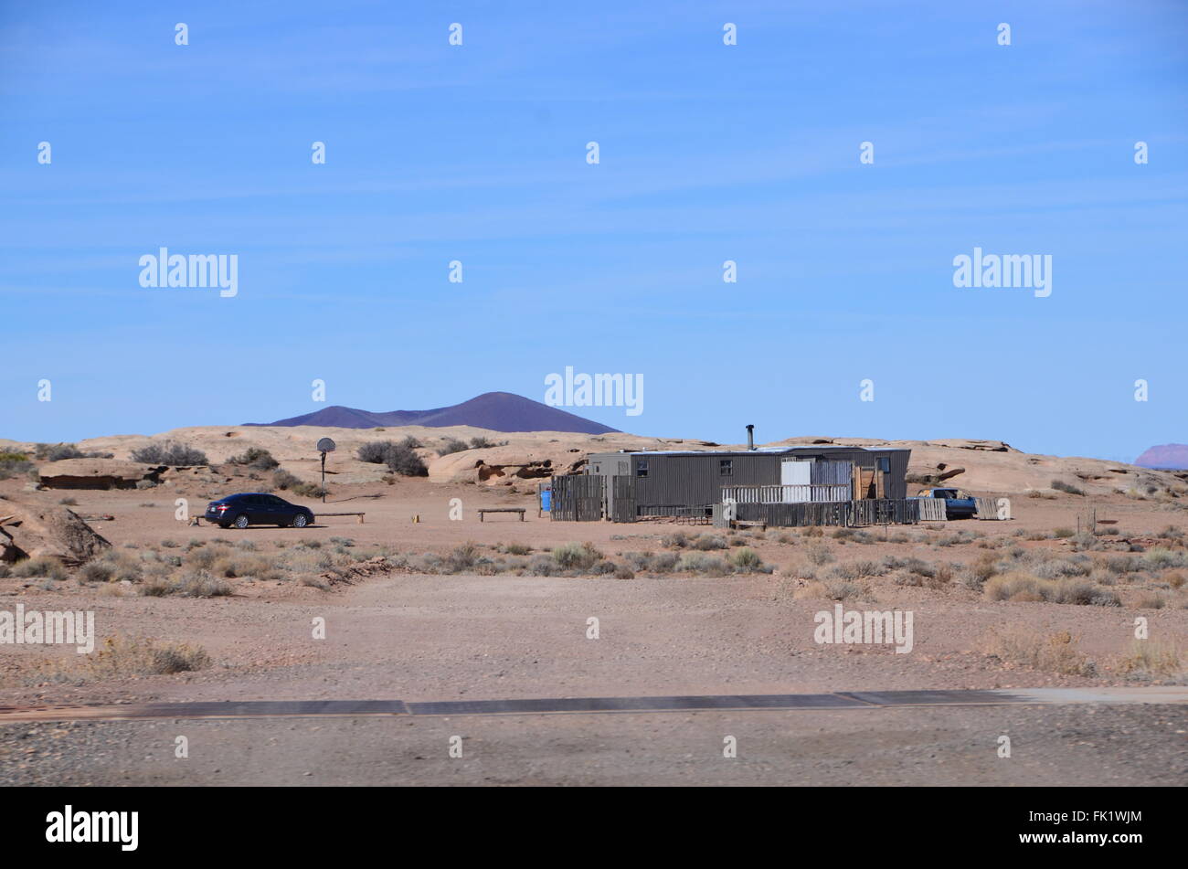 Navajo indian reservation housing poverty hi-res stock photography and ...