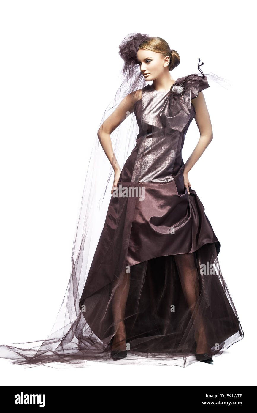 Beautiful Model In Dress