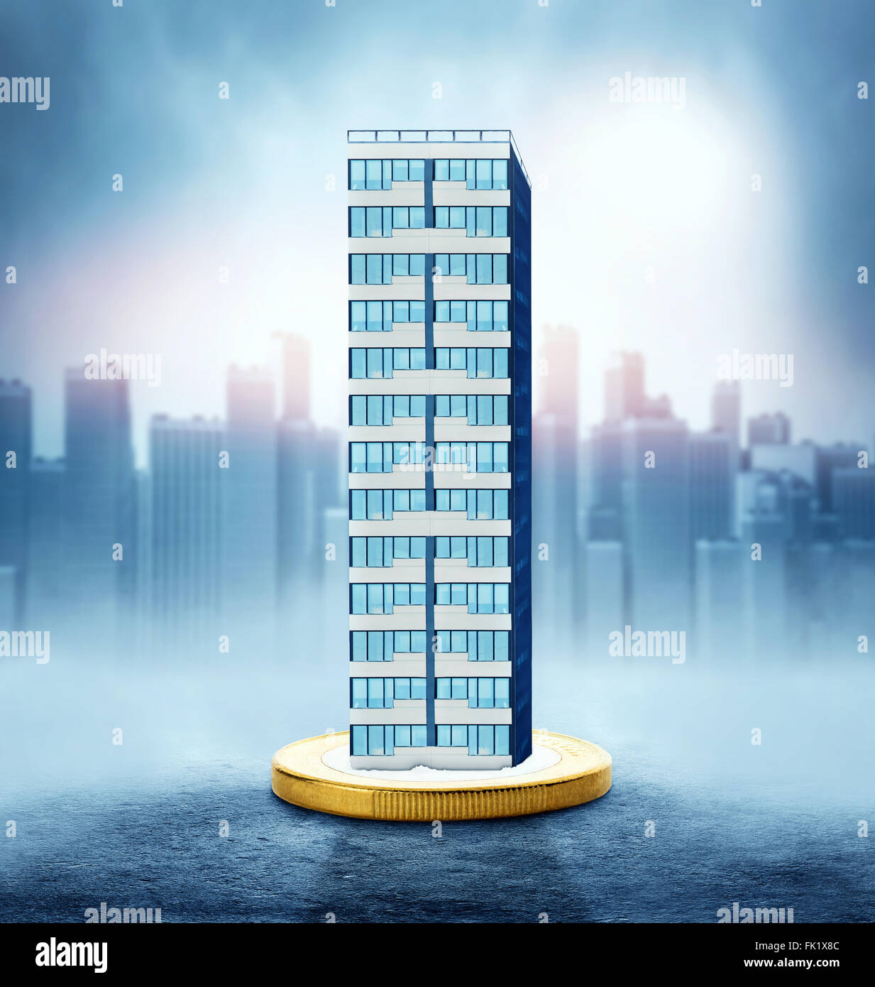 Gold and black skyscraper hi-res stock photography and images - Alamy