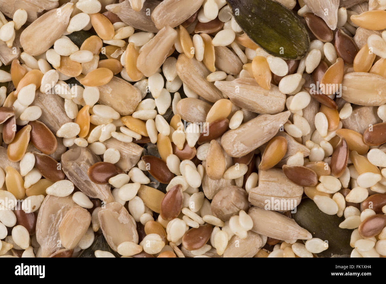 Healthy seeds mix close up shot for background Stock Photo - Alamy