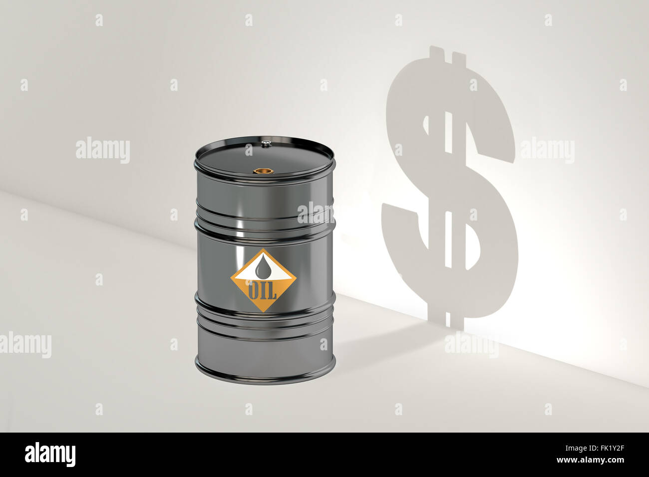 Oil barrel dollar sign oil hi-res stock photography and images - Alamy