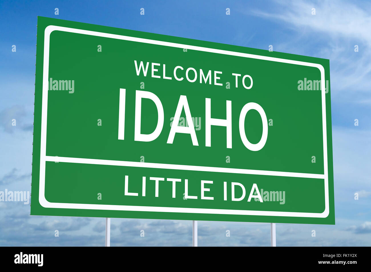 Idaho welcome sign hi-res stock photography and images - Alamy