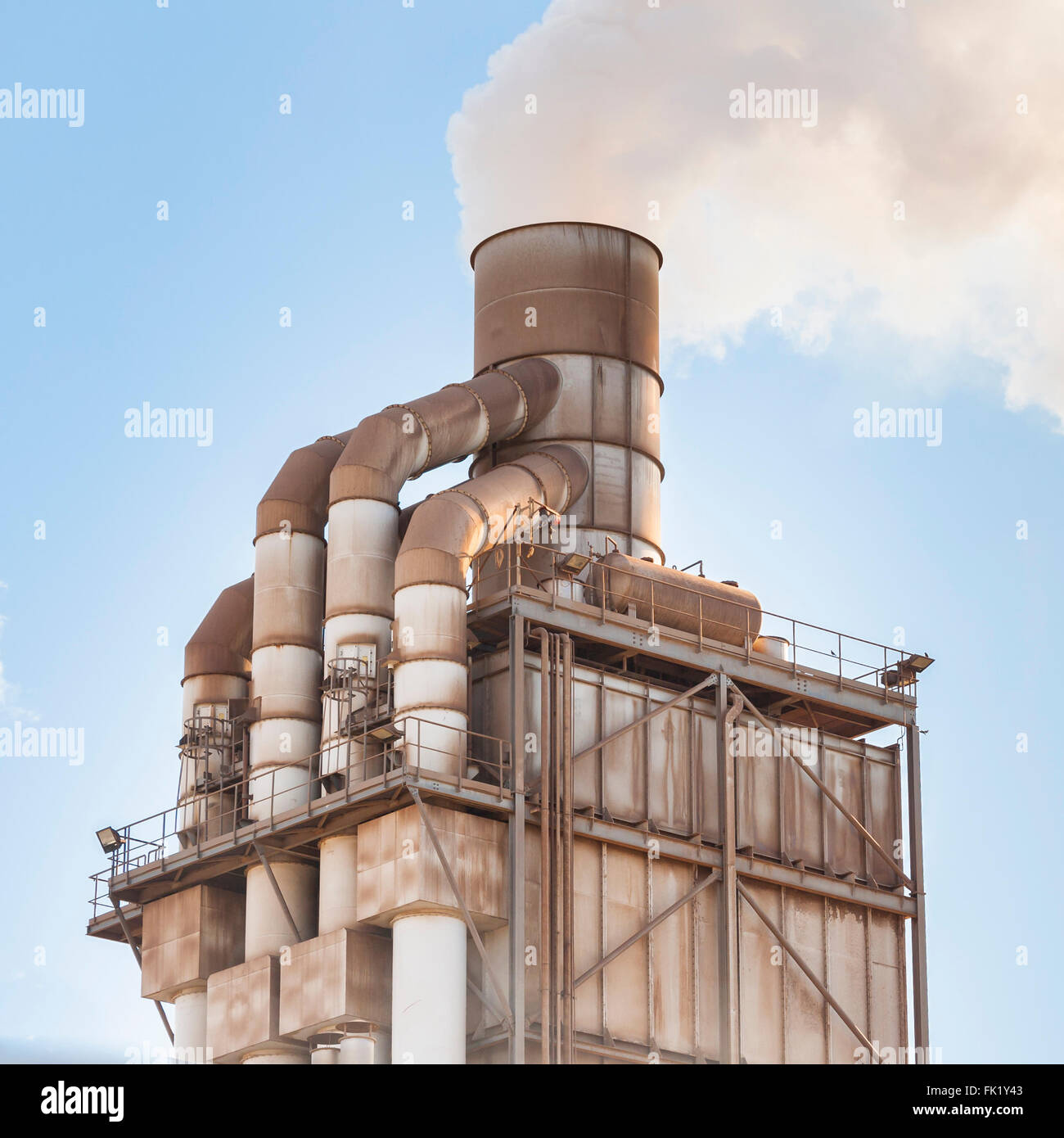 Old smokestack hi-res stock photography and images - Alamy