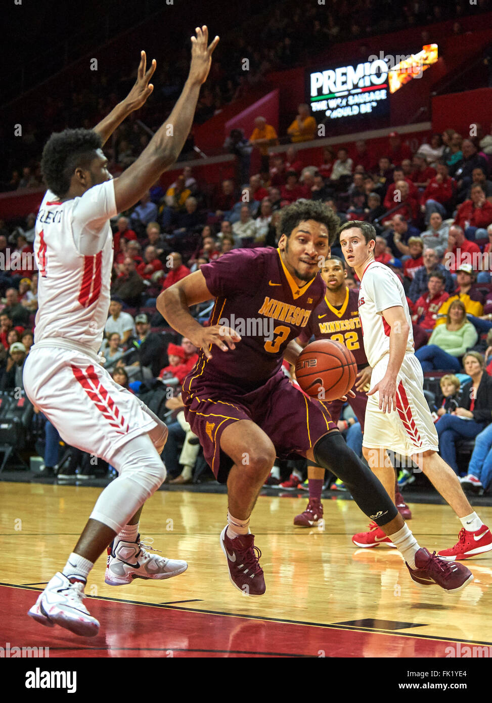 Piscataway, New Jersey, USA. 5th Mar, 2016. Minnesota's forward Jordan ...