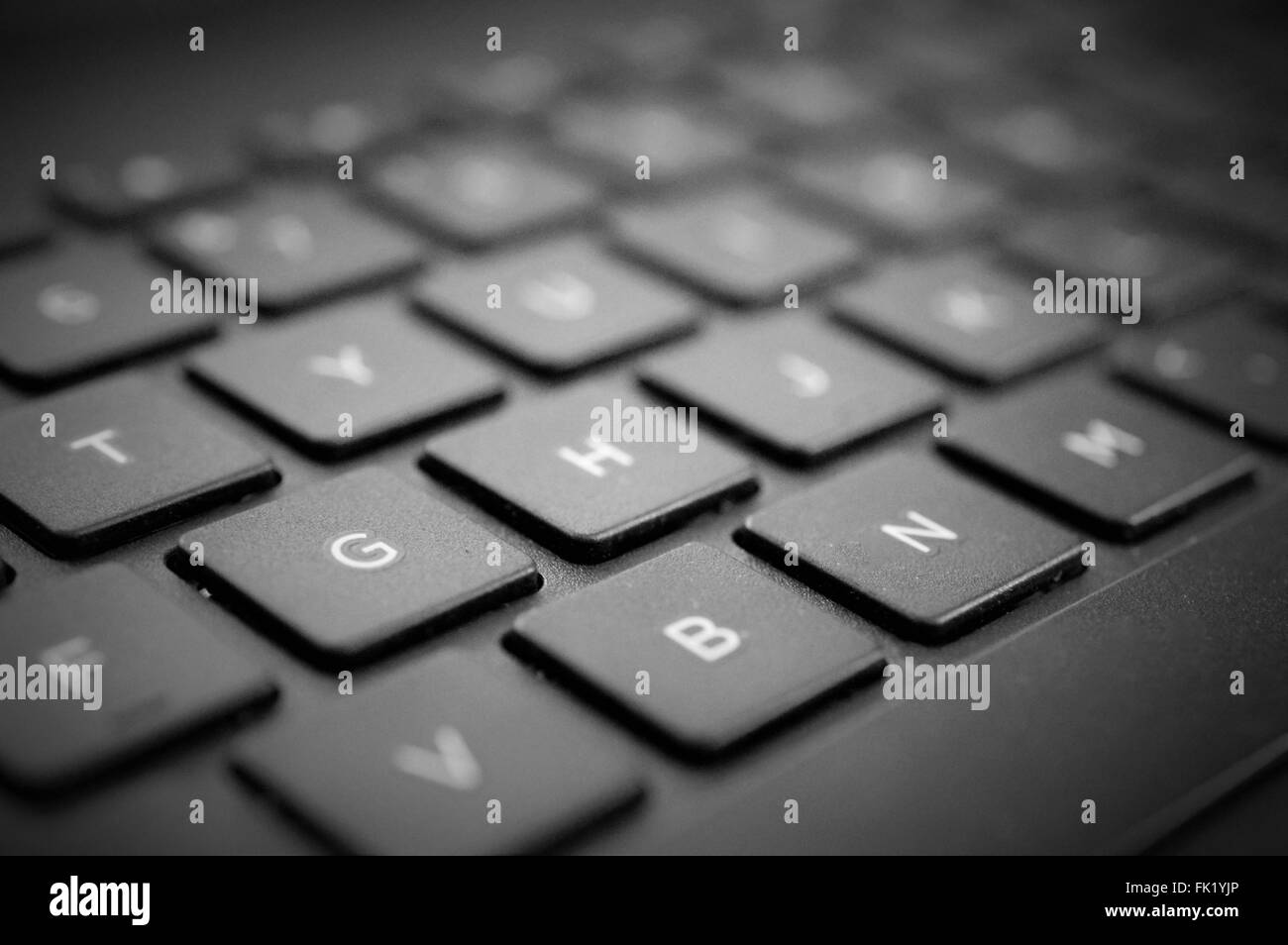 Black keyboard keys letters hi-res stock photography and images - Alamy