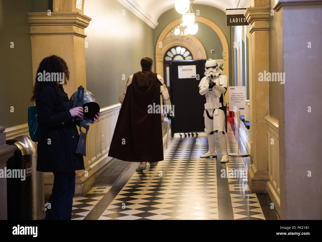 Oxford, UK. 5th March, 2016. Cosplayer during First Comic Con held in ...